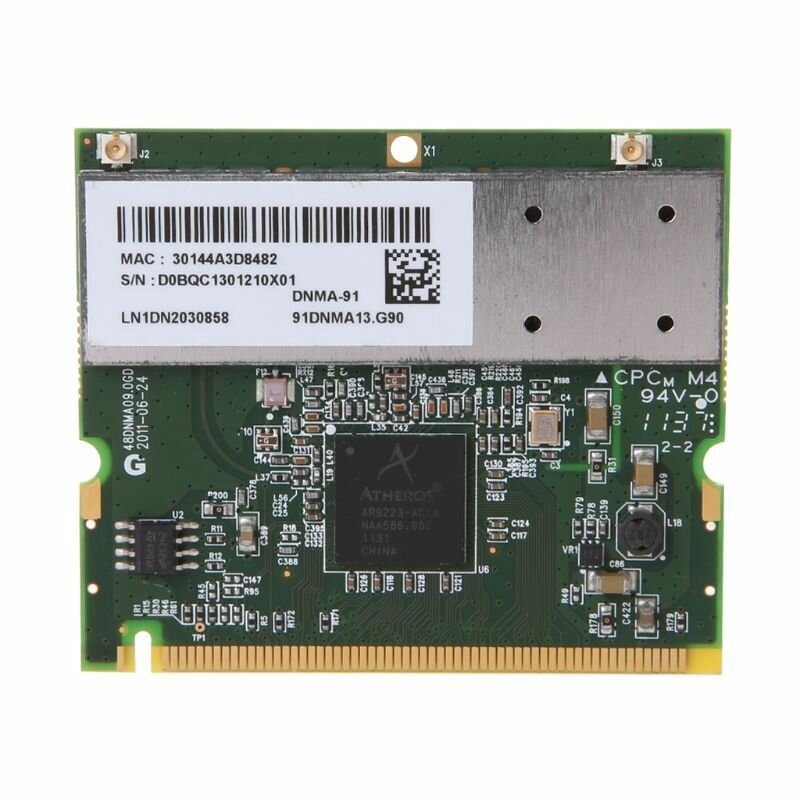 Беспроводной модем, Универсальная беспроводная сетевая карта AR9223 MINI PCI для ноутбука 300M