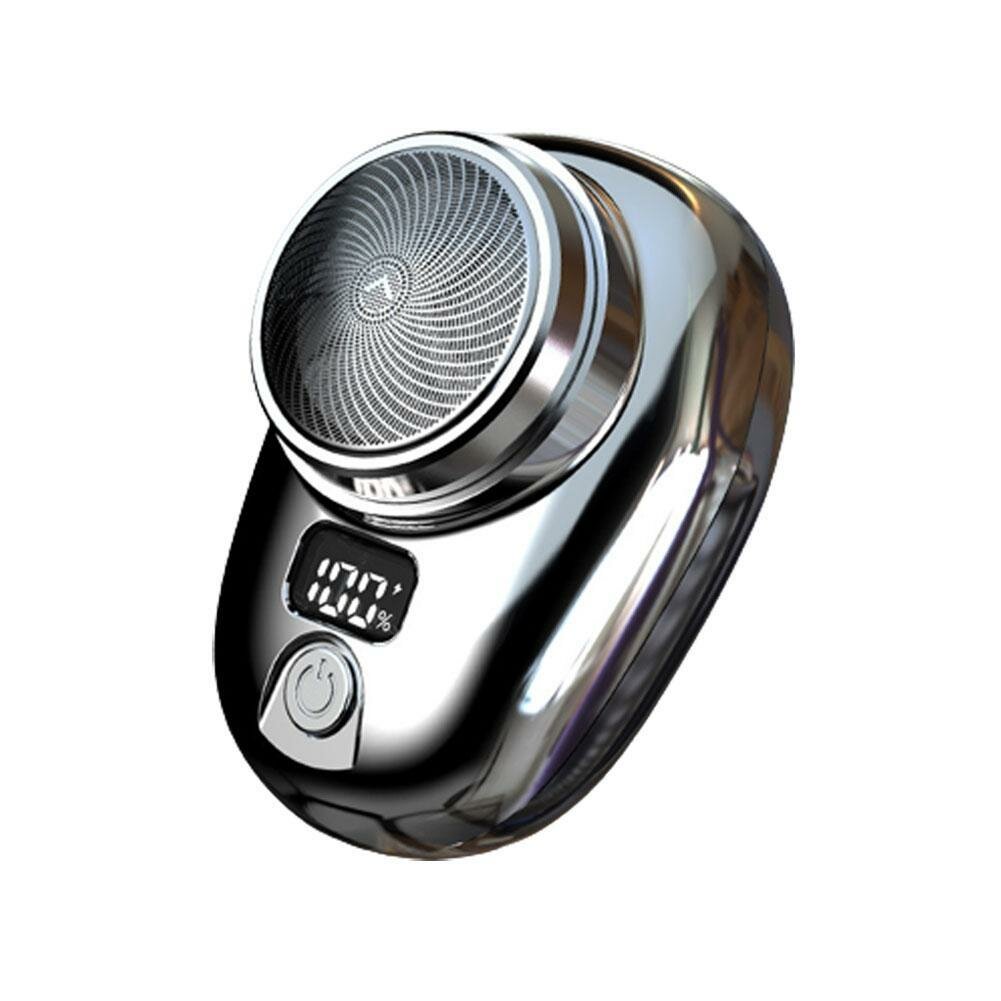 Мини-бритва для мужчин, Портативная электробритва, Перезаряжаемый цифровой дисплей