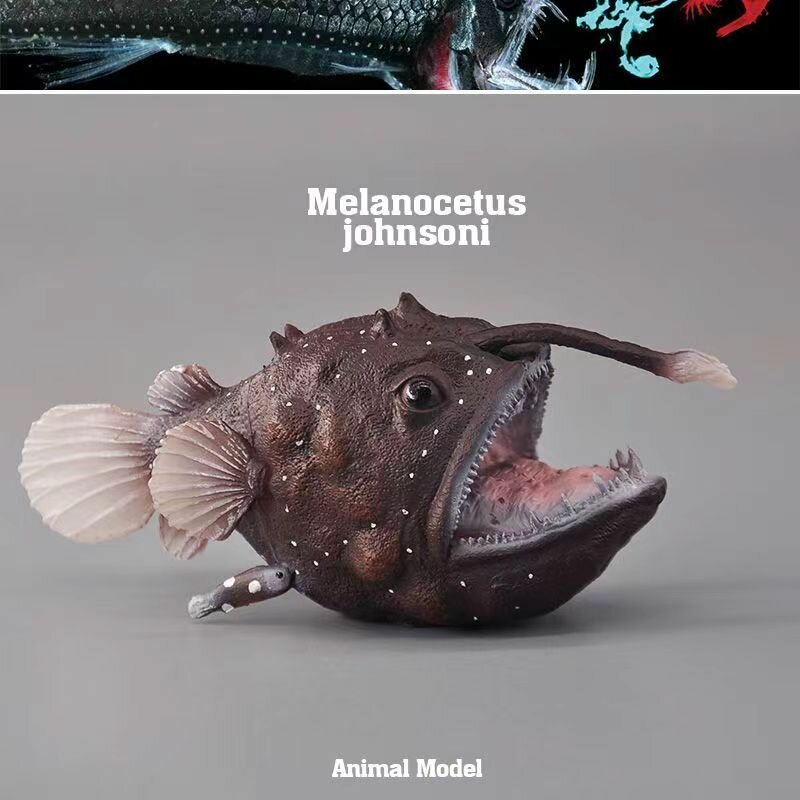 Реалистичная модель фигурки морского черта с морскими животными, миниатюрная мини-игрушка-симулятор рыбы для детей, образование и коллекция