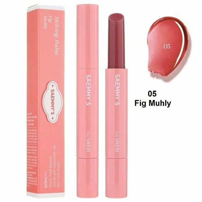 The Saem Saemmys Syrup Shot Melting Balm #05 Fig Muhly сияющий оттеночный бальзам для губ (1.8г.)
