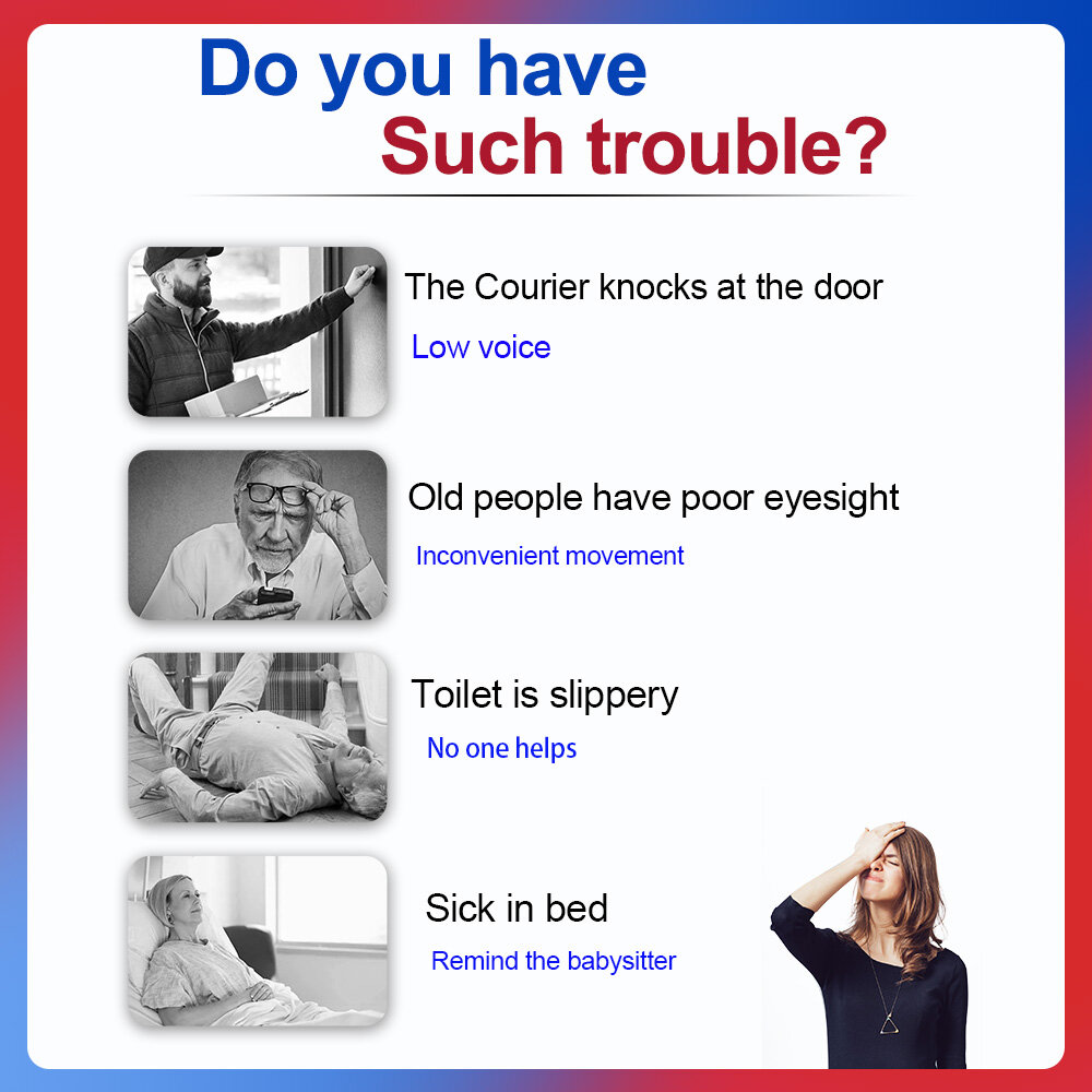 Беспроводной дверной звонок, домофон, 433 МГц, невизуальное здание, умный домофон, дверные звонки для дома, двусторонняя связь в реальном времени, управление одной кнопкой, электронный дверной звонок, громкий и чистый звук для домашнего офиса