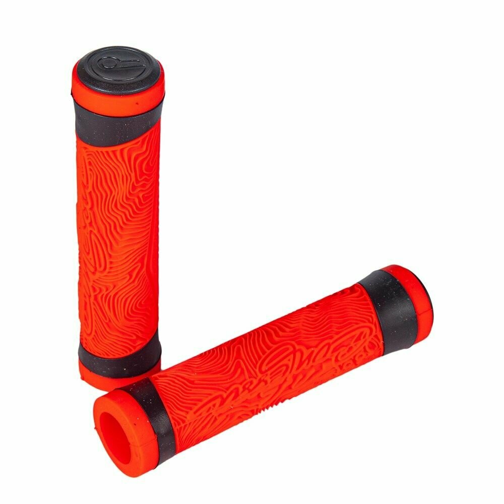 Грипсы Enlee XR-10 125мм с закрытым торцом, красные