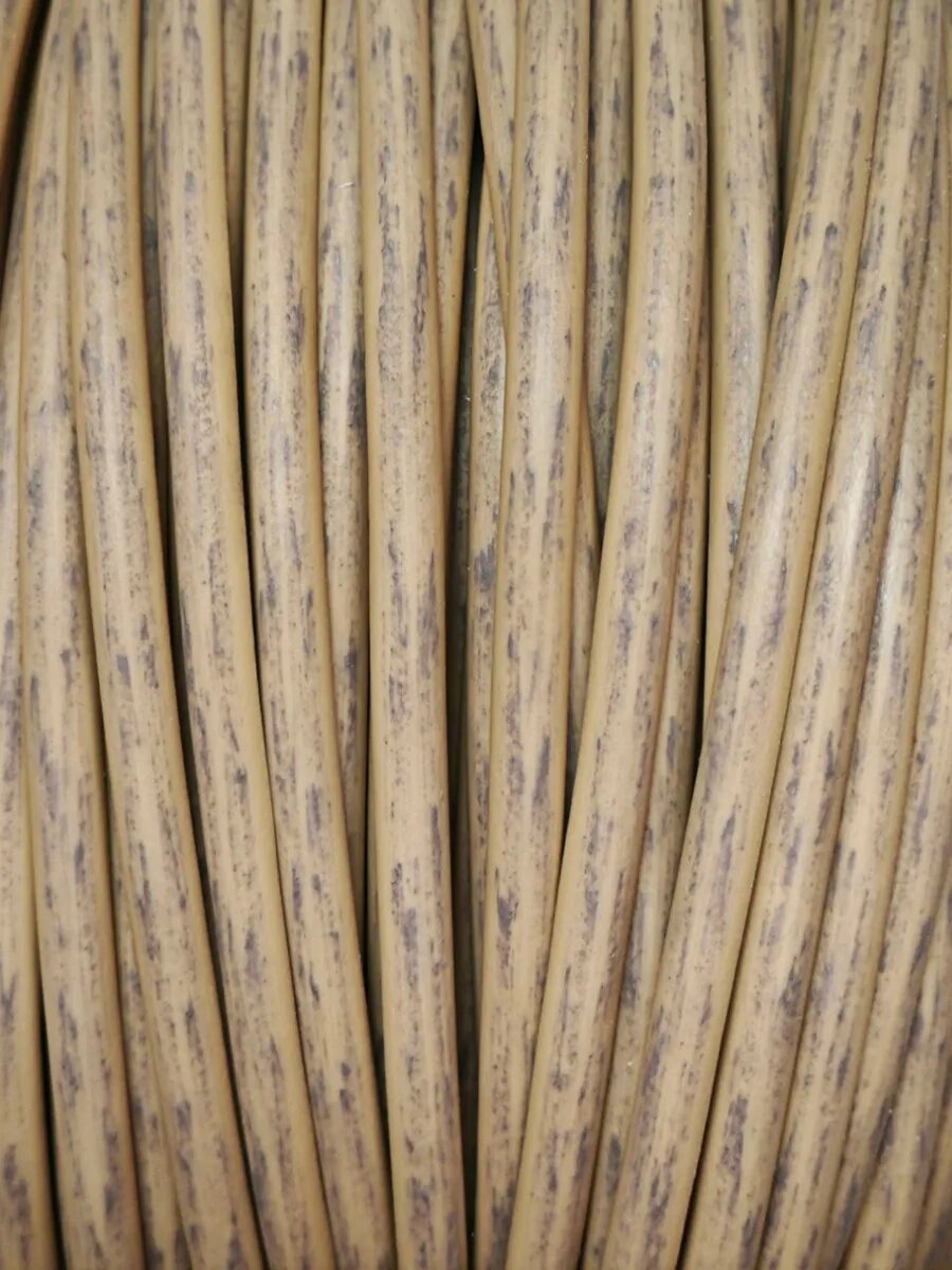 Искусственный ротанг для плетения, полутрубка 6 мм