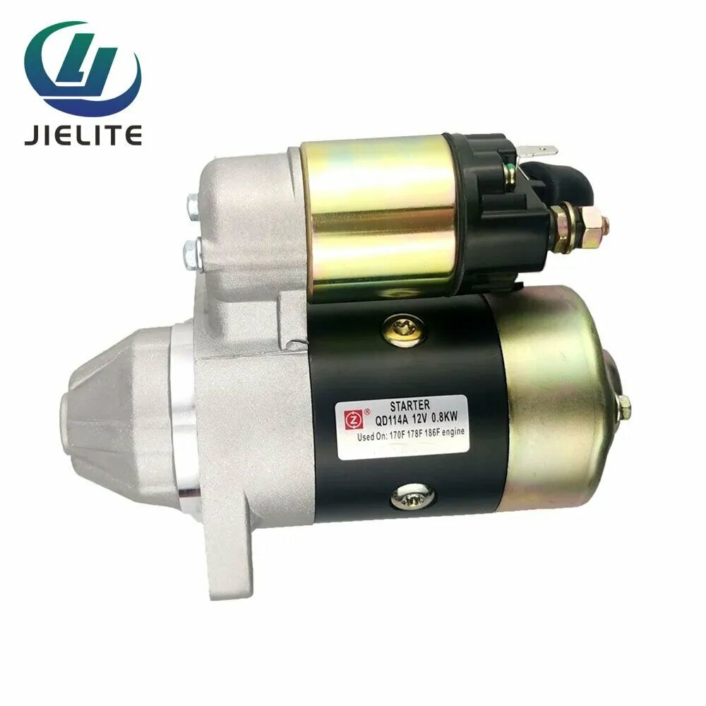 QD114A Дизельный генератор 0,8 кВт 12 В Стартер Медный 170F 178F 186F Стартер Мотор