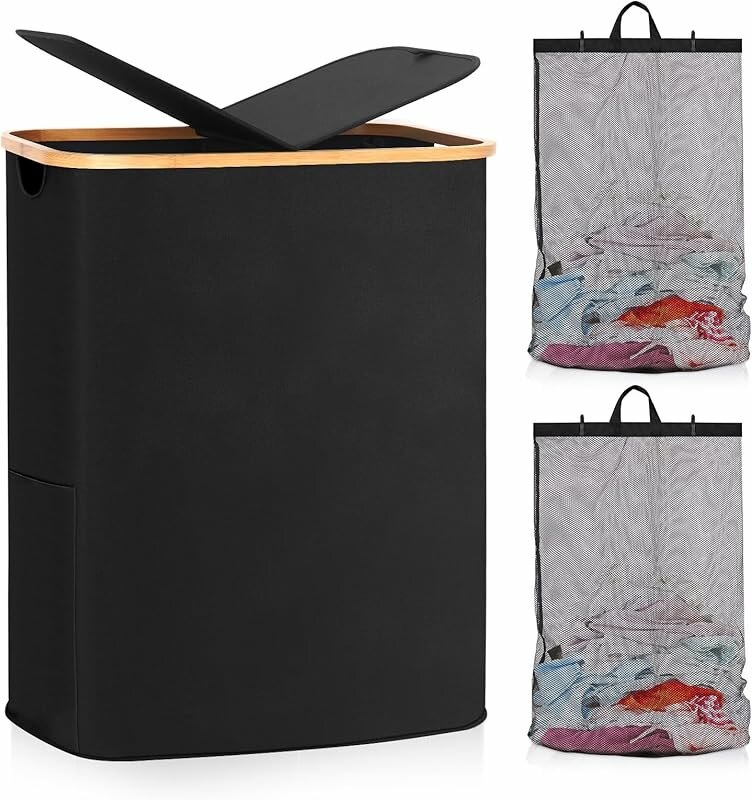 150-литровая корзина для белья с крышкой