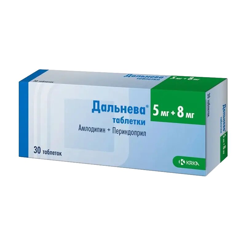 Дальнева таблетки 5 мг+8 мг 30 шт