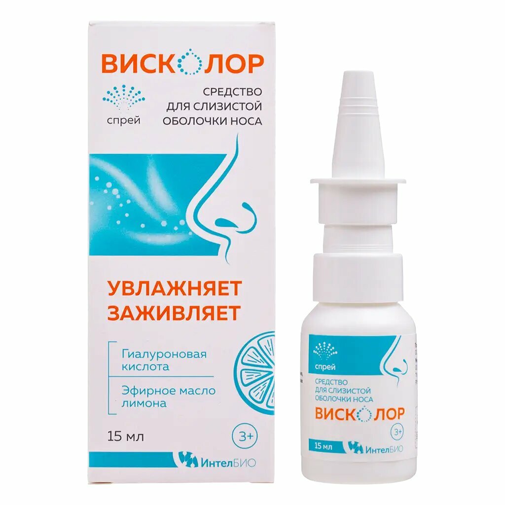 Висколор средство для слизистой оболочки носа спрей 15 мл 1 шт