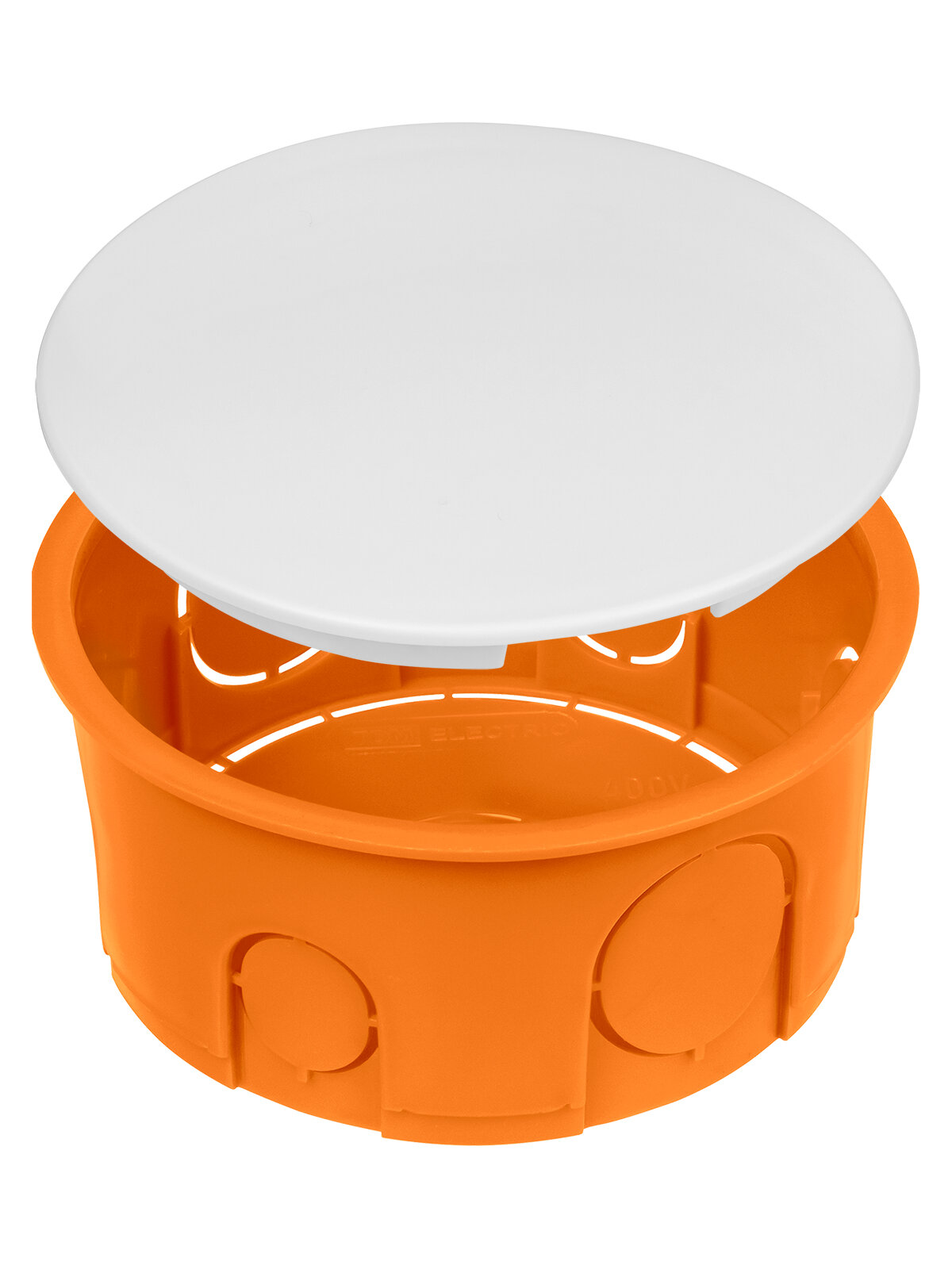 Коробка распаячная TDM СП D80х40мм, крышка, IP20 {SQ1402-1007} (1 шт)