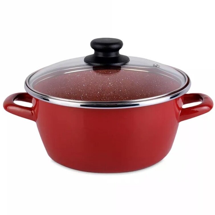 Кастрюля с крышкой Vitrinor Terracotta Toscana Low Casserole 01105728