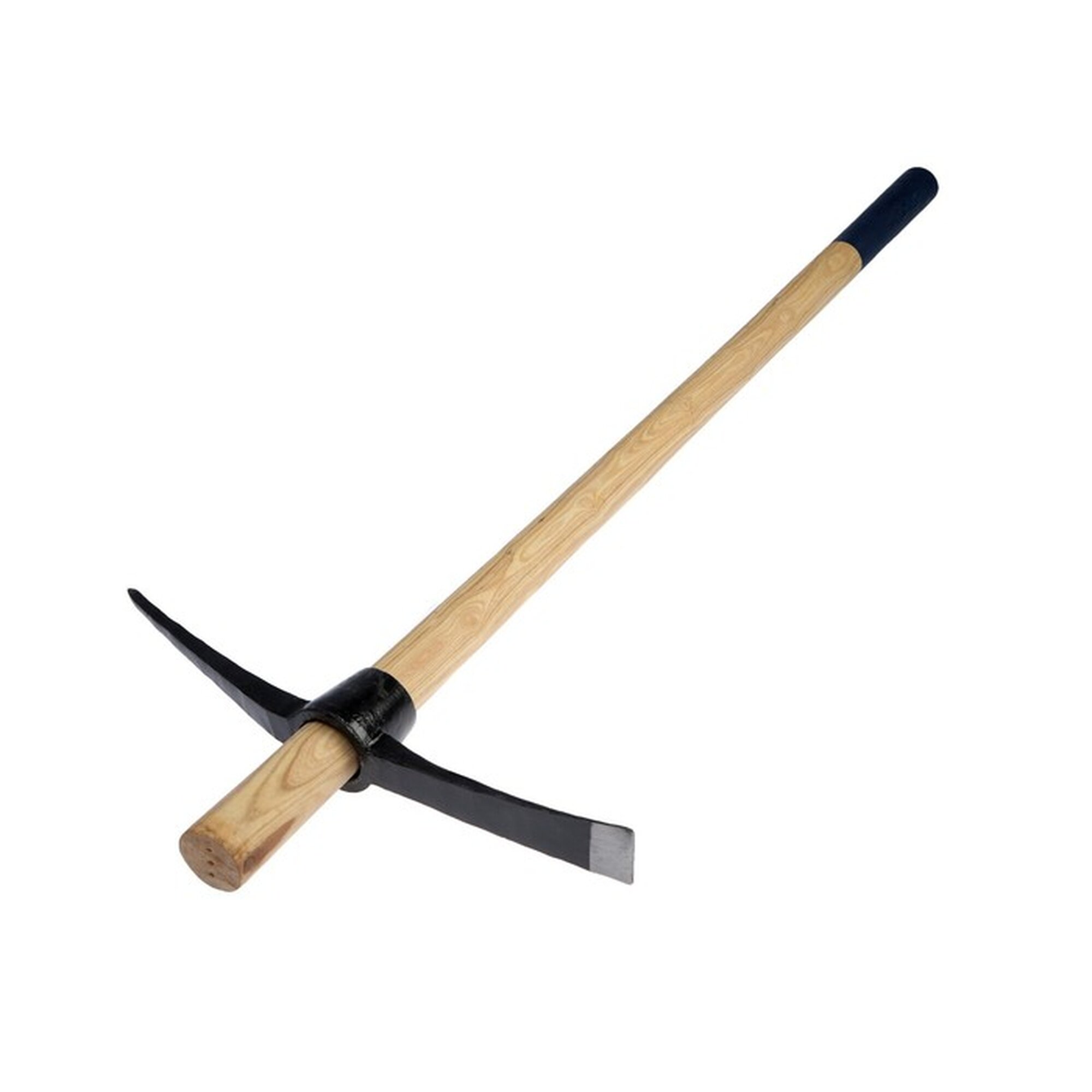 Кирка тундра, кованая, деревянная рукоятка 900 мм, 1000 г