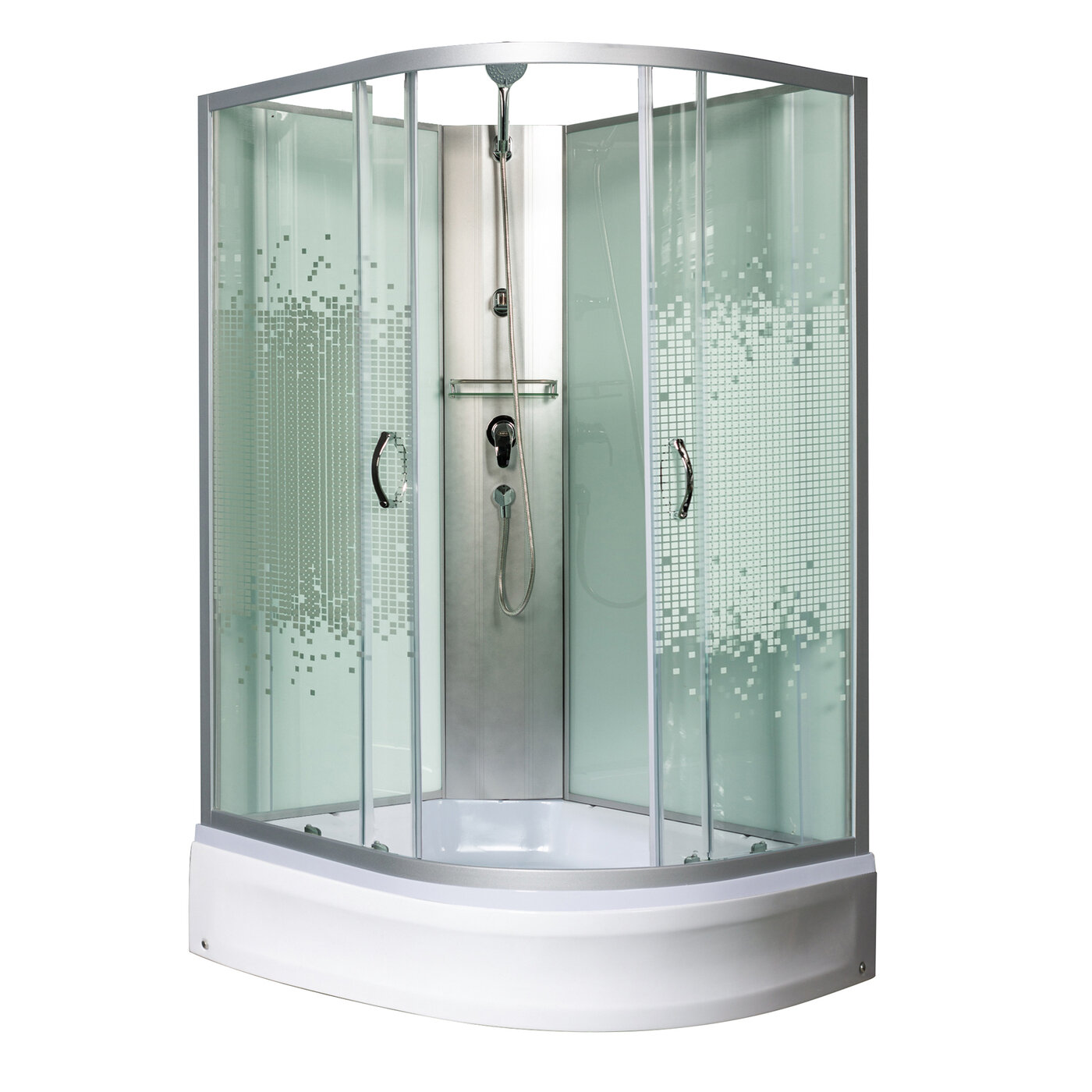 Душевая кабина Мономах Б/К 120/90/24 МЗ L без крыши