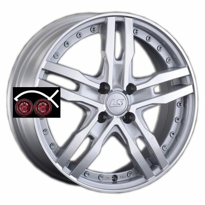 Колесный диск LS 356 6x16 4x100.0 ET50 D60.1 серебристый