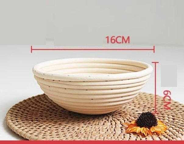 Набор для расстойки теста (3 корзины)16*6, 22*8, 25*8. Корзины для выпечки из ротанга.