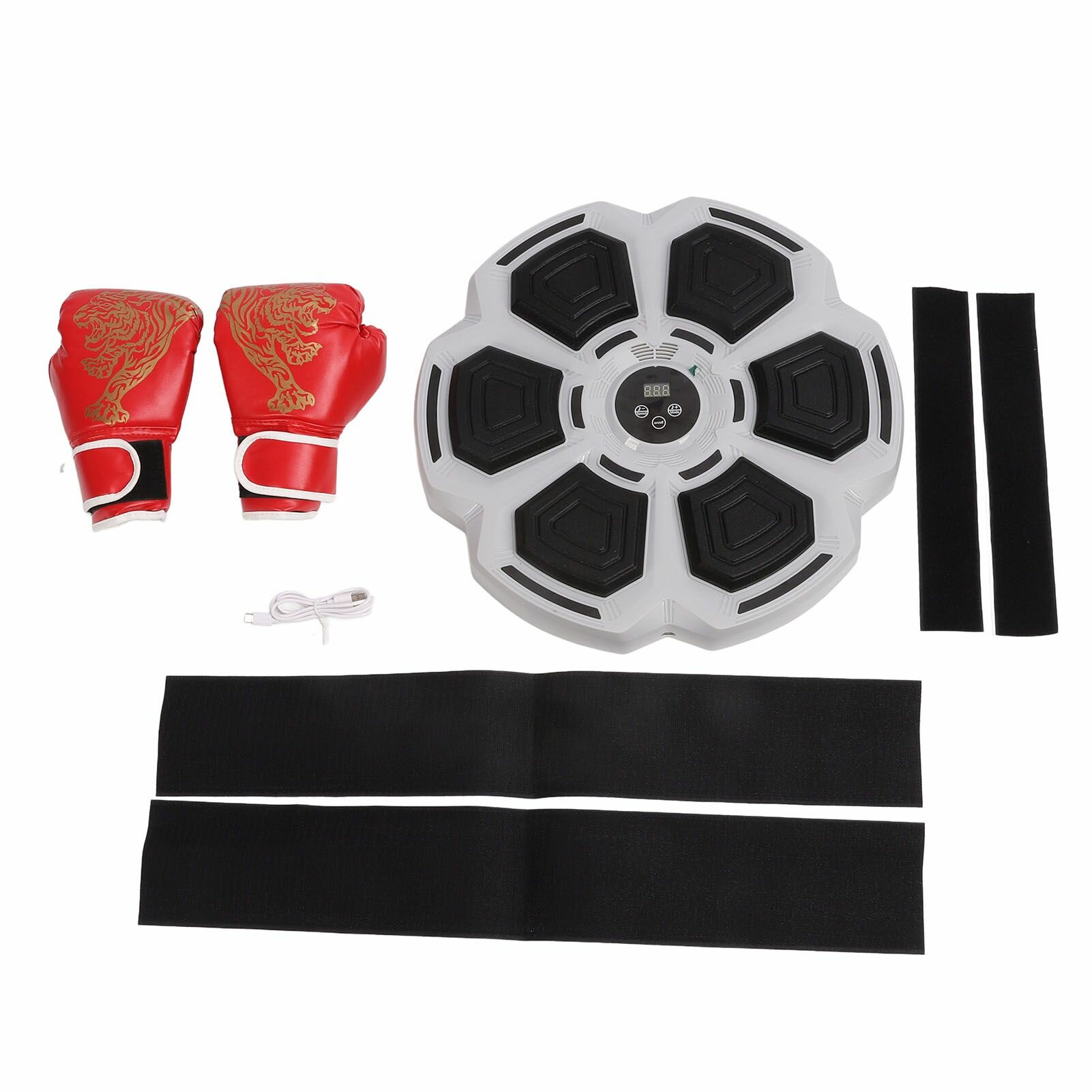 Электронная музыкальная боксерская мишень, регулировка высоты, умная пробивная машина, дом, дети