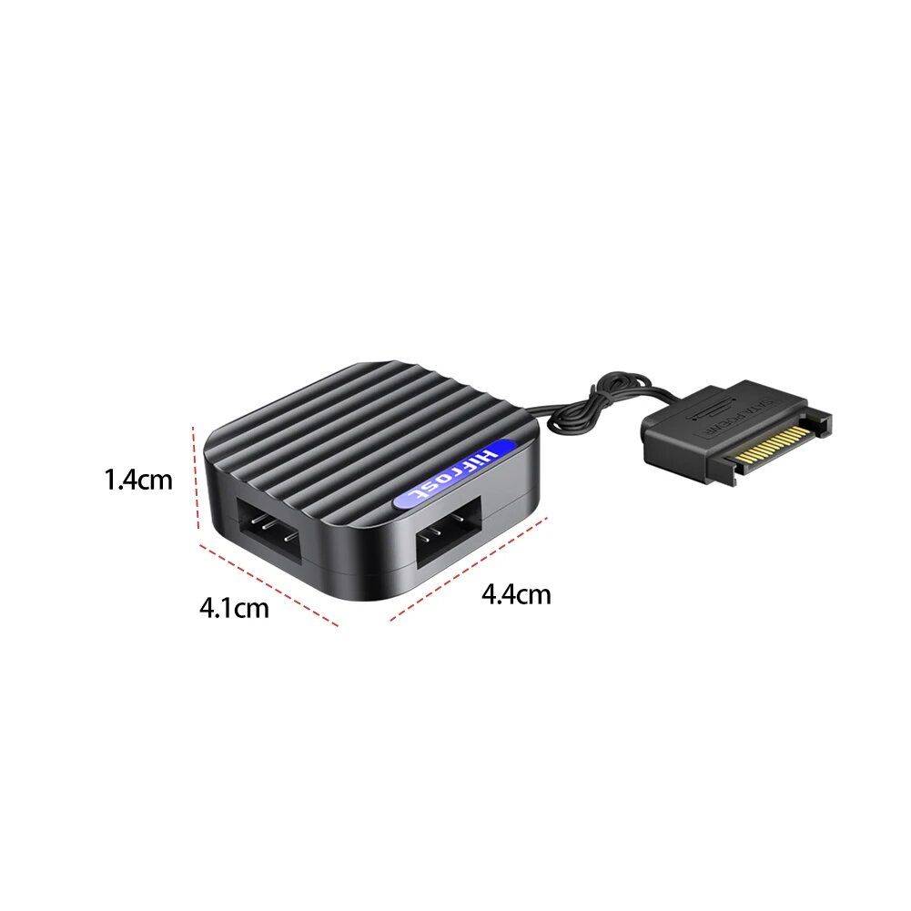 Shunmaii RGB ARGB контроллер для вентиляторов и LED лент Black