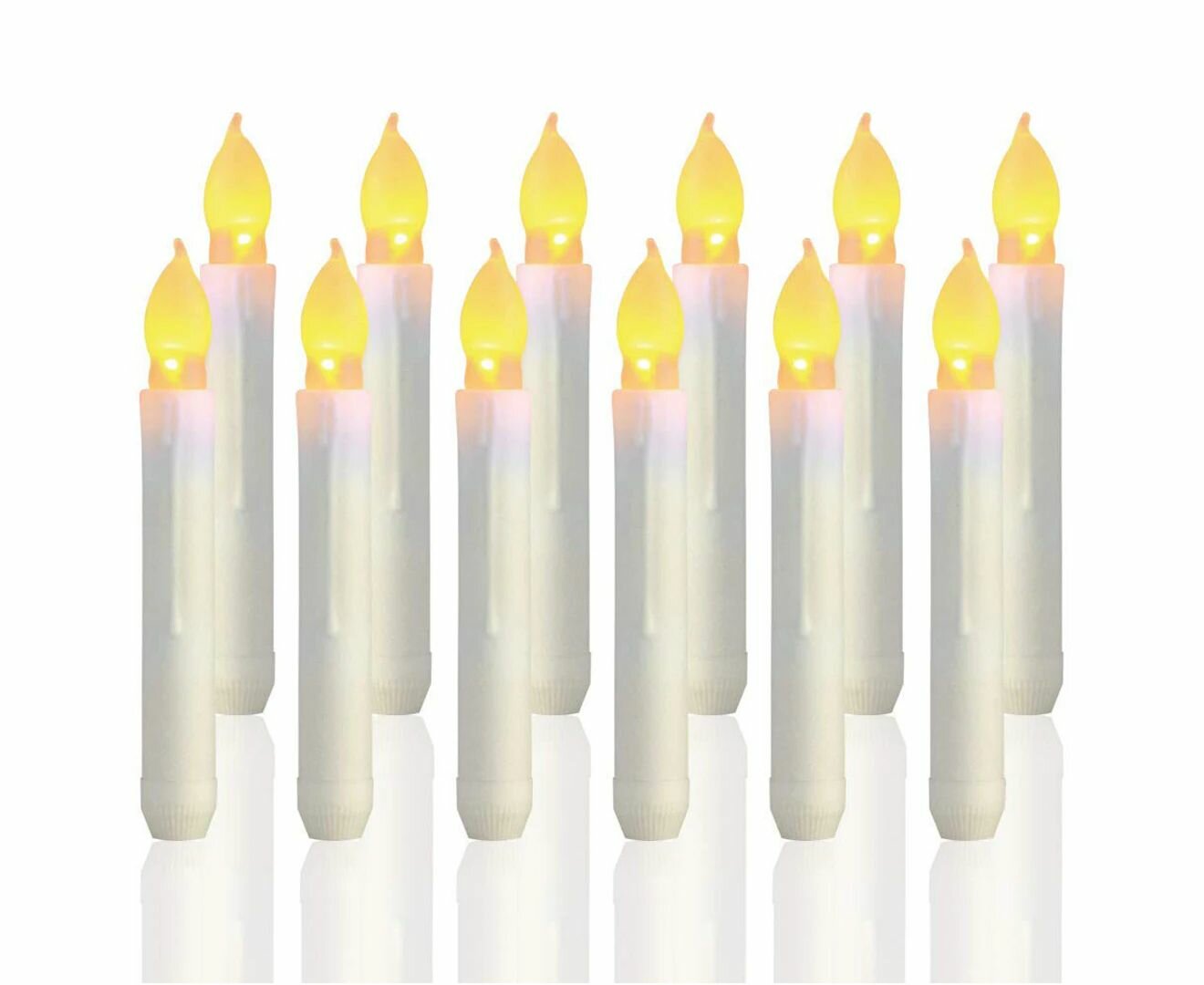 12 свечей с подсветкой на батарейках в стиле Гарри Поттера