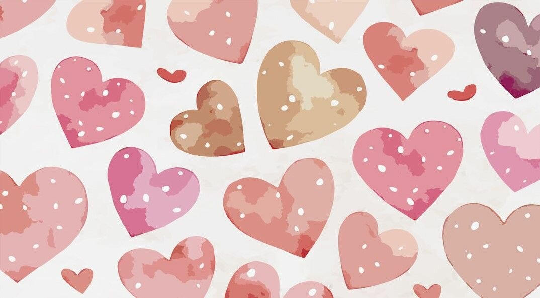 Подарочный конверт Дон Баллон Сердечки, картон 5 шт в упаковке