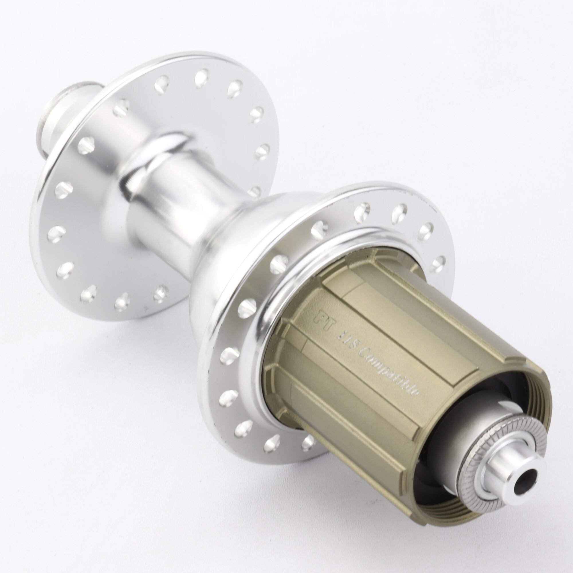 Велосипедная ступица V-тормозная 32 отверстия черная Silver 32H Rear