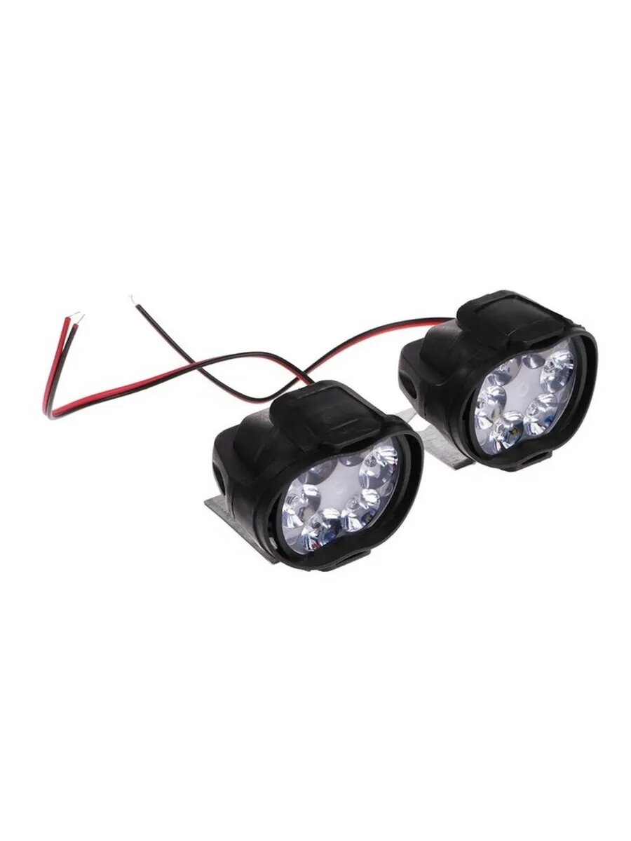 Мощные LED фары для автомобиля, 2 шт.