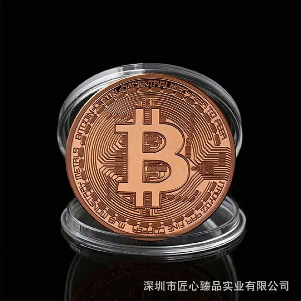 BTC BRONZE Крипта монета 4003 — фото 1