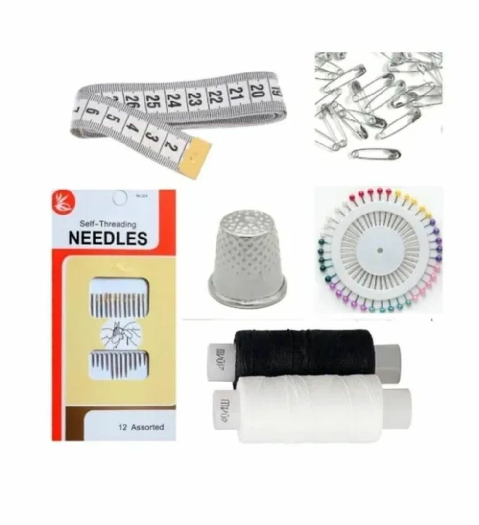Набор для шитья из 7 шт с иглами для слепых