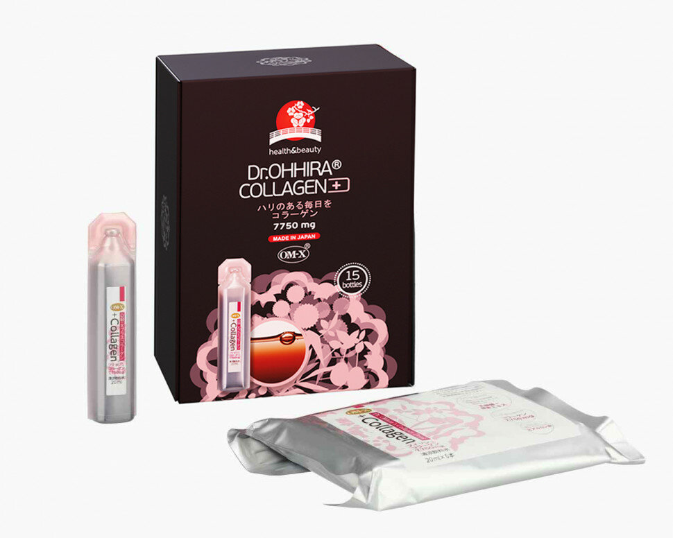 Питьевой Коллаген Dr.Ohhira ОМ-Х №15, для кожи, волос и ногтей