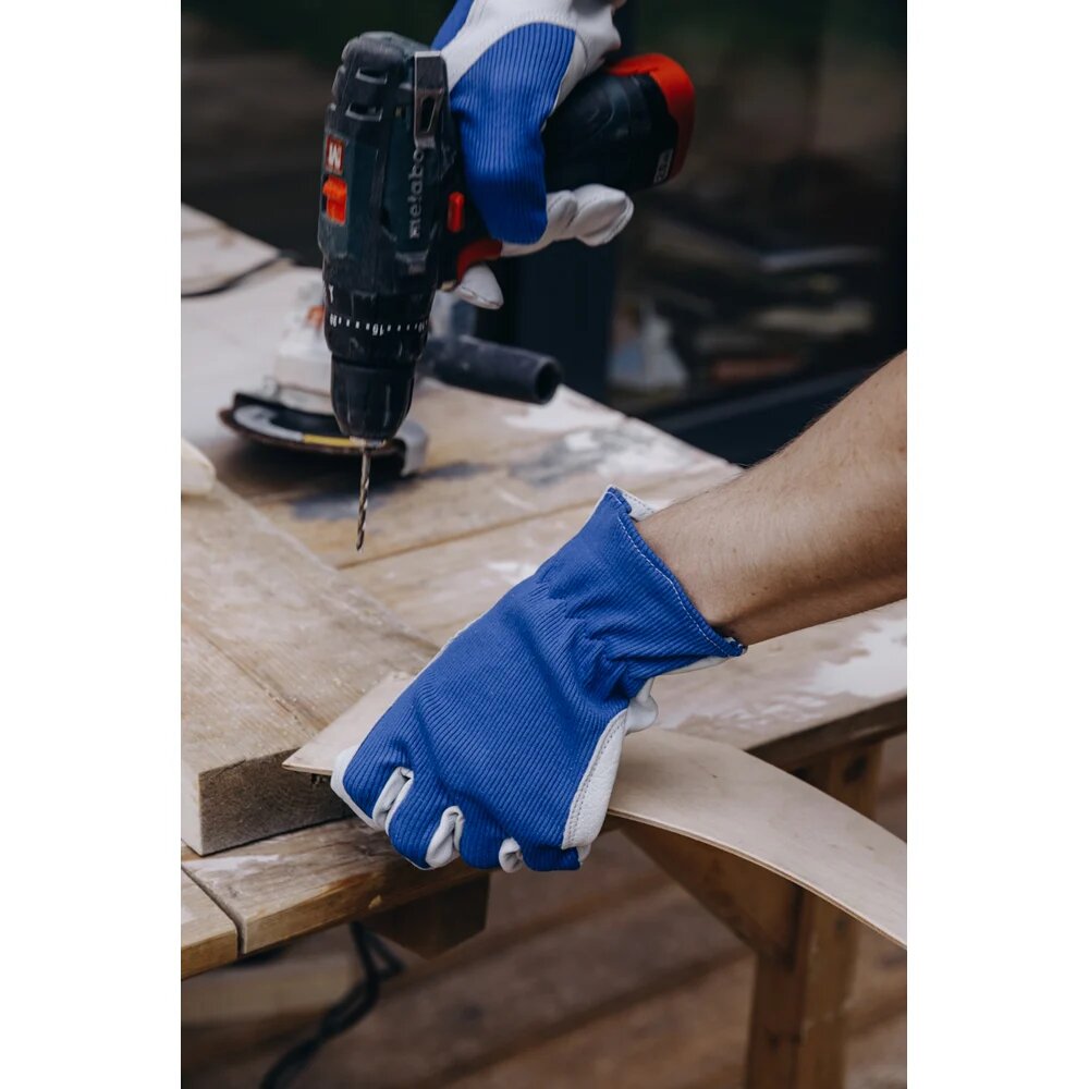 Защитные кожаные перчатки из коровьей кожи Jeta Safety размер 10/XL JLE321-10/XL