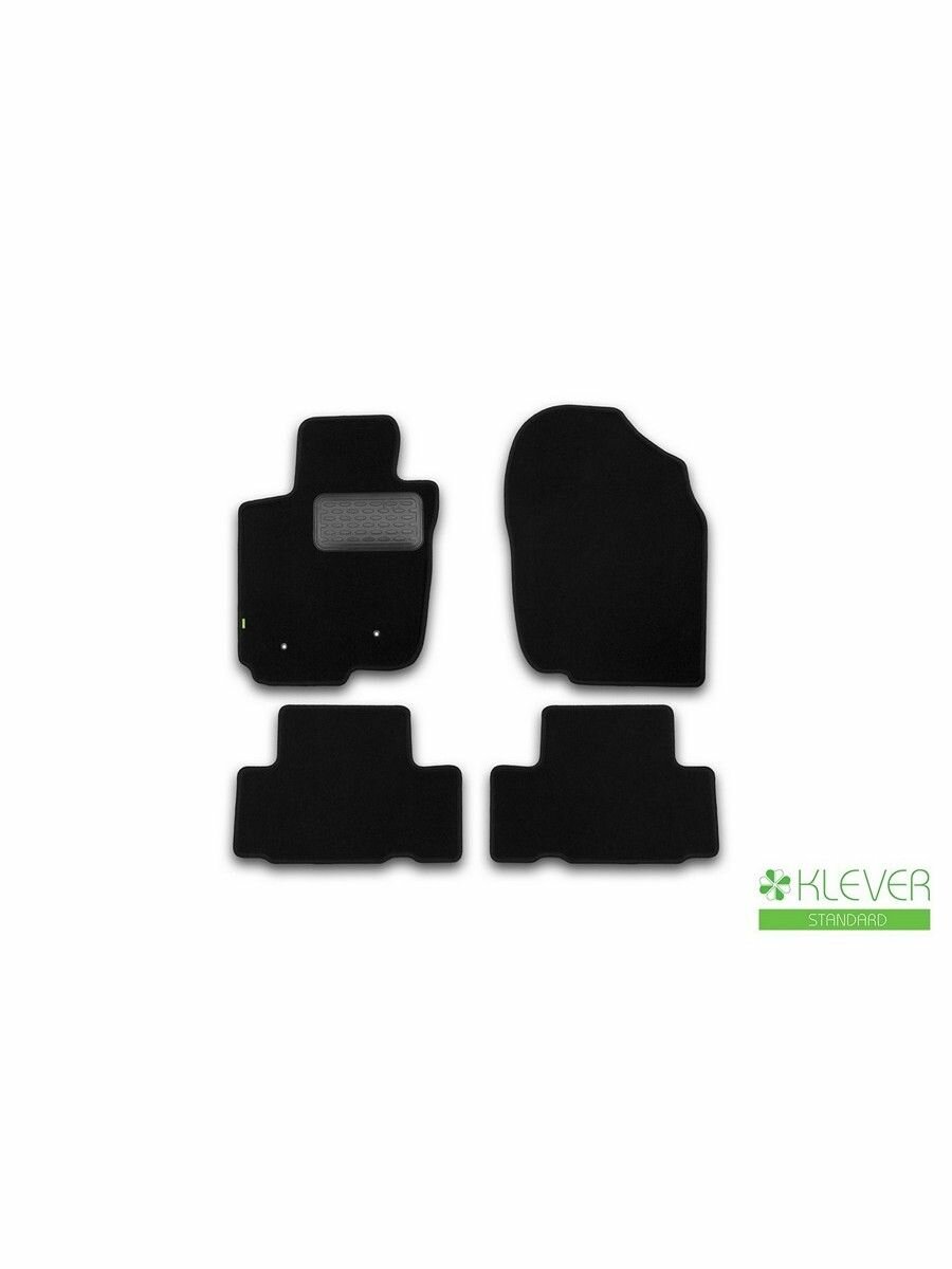 Коврики в салон Klever Standard TOYOTA Rav 4 2010-2014, кросс, 4 шт. (текстиль) / Тойота Рав 4