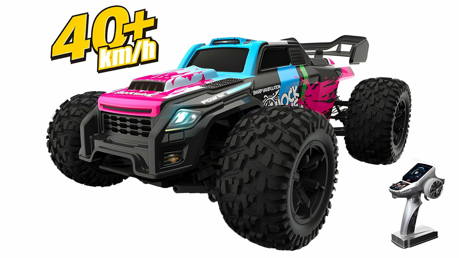 Радиоуправляемый джип SHOCK 4WD масштаб 1:16 RTR 2.4G, синий