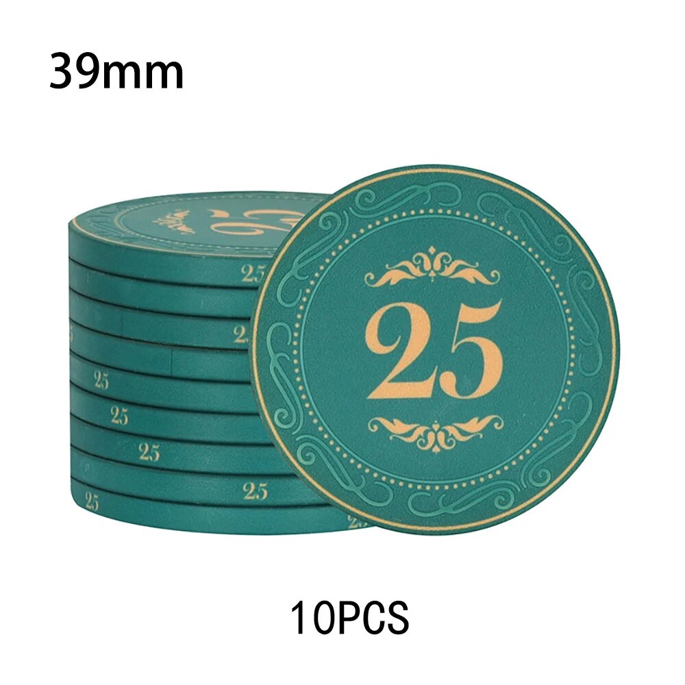 Керамические покерные фишки Texas Hold'em, 25