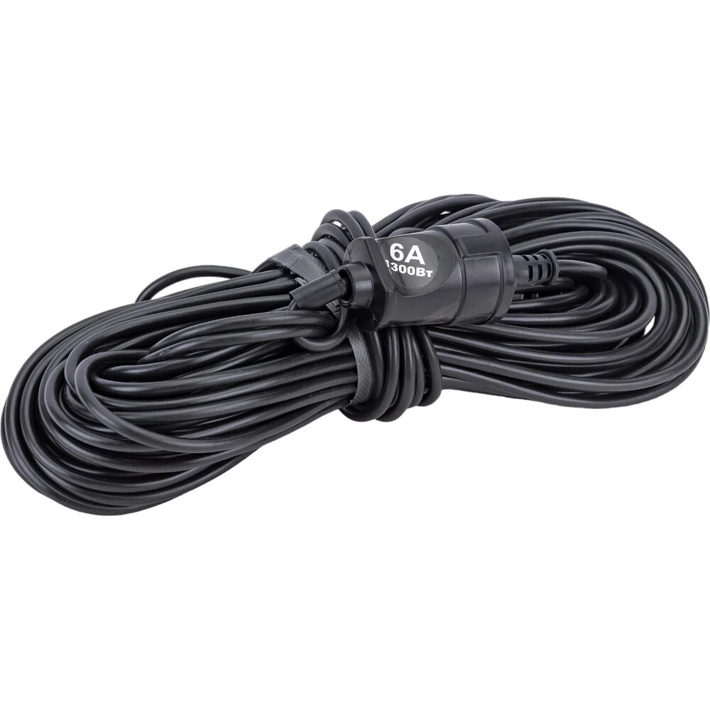 SVET Удлинитель силовой Бублик (ПВС 2x0,75) 30м/6А/1300Вт Б/З УХ6-1-30 SV0425-0003