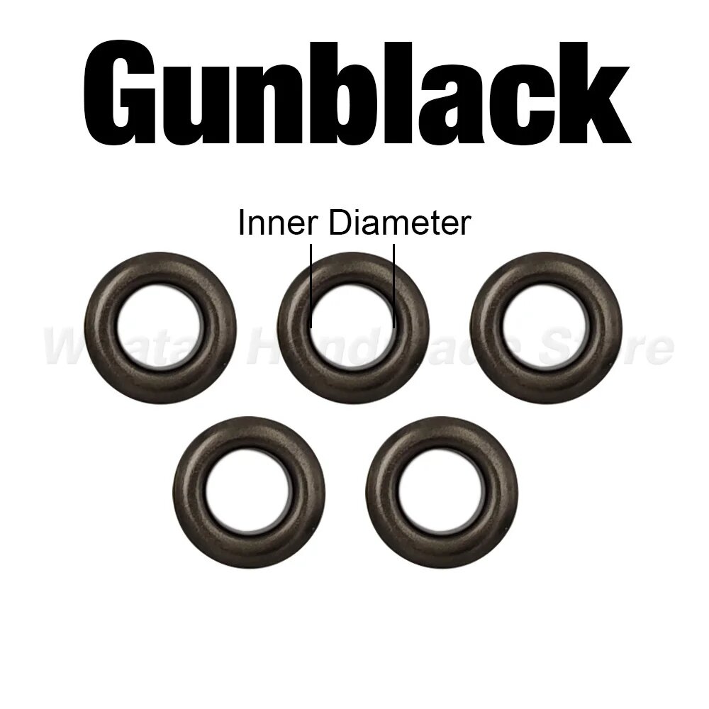 Люверсы Gunblack, внутренний диаметр 4 мм