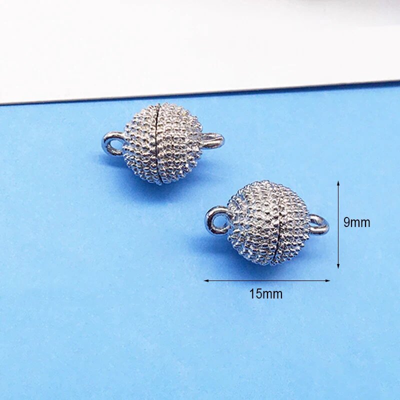 5 пар магнитных застежек UQRUIDIYBEADS из нержавеющей стали для бижутерии 8