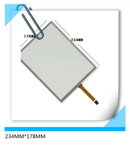 234*178 новый 10,4-дюймовый сенсорный экран 4-проводная резистивная сенсорная панель 234 мм * 178 мм