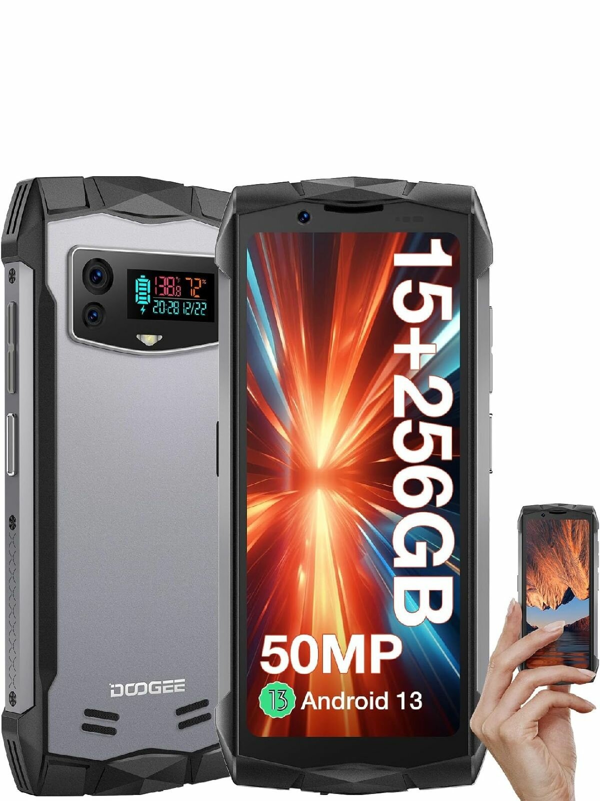Мини смартфон Doogee S mini, серый