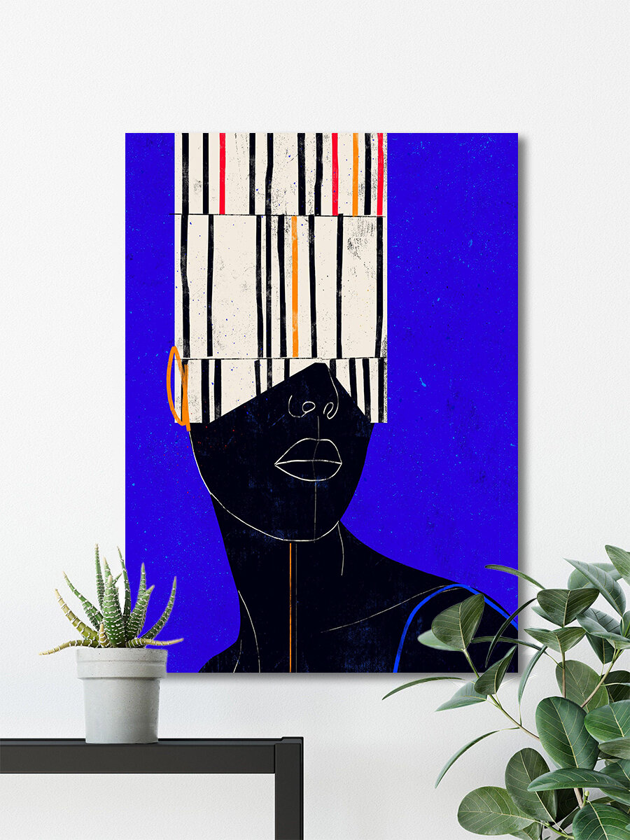 Абстрактное лицо / современная картина / в интерьер, 30х40 см.