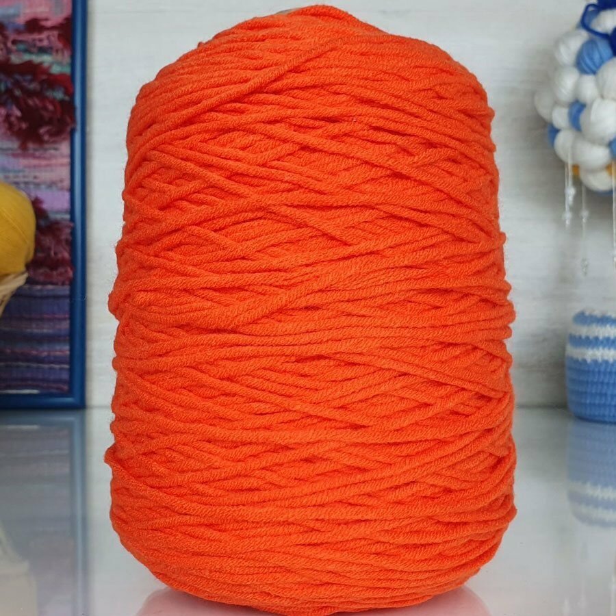 Пряжа M&h SOLOVEY 89 яр. оранжевый (1 моток)