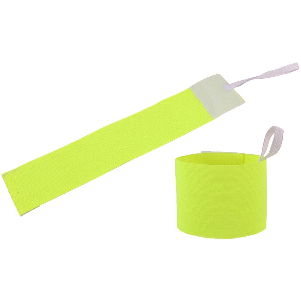 Эластичная нейлоновая повязка капитана для футбола, спортивная повязка для лидера соревнований (зеленая)