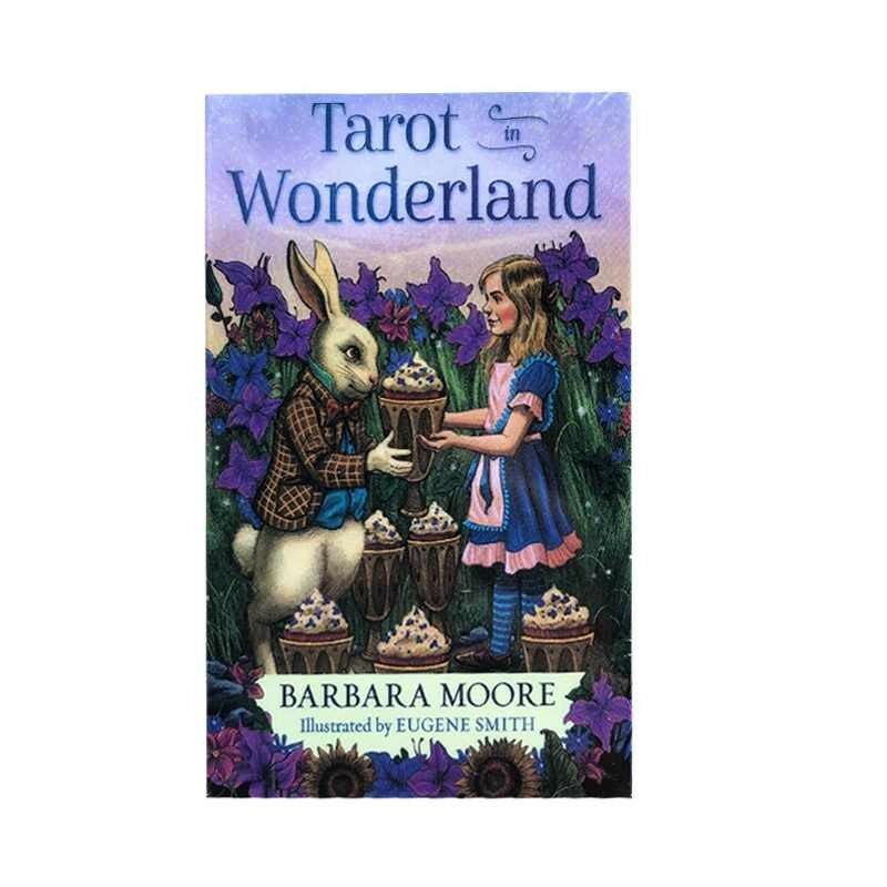 Невероятная колода Таро с котами в стране чудес — настольная игра с напечатанными картами для начинающих и любителей