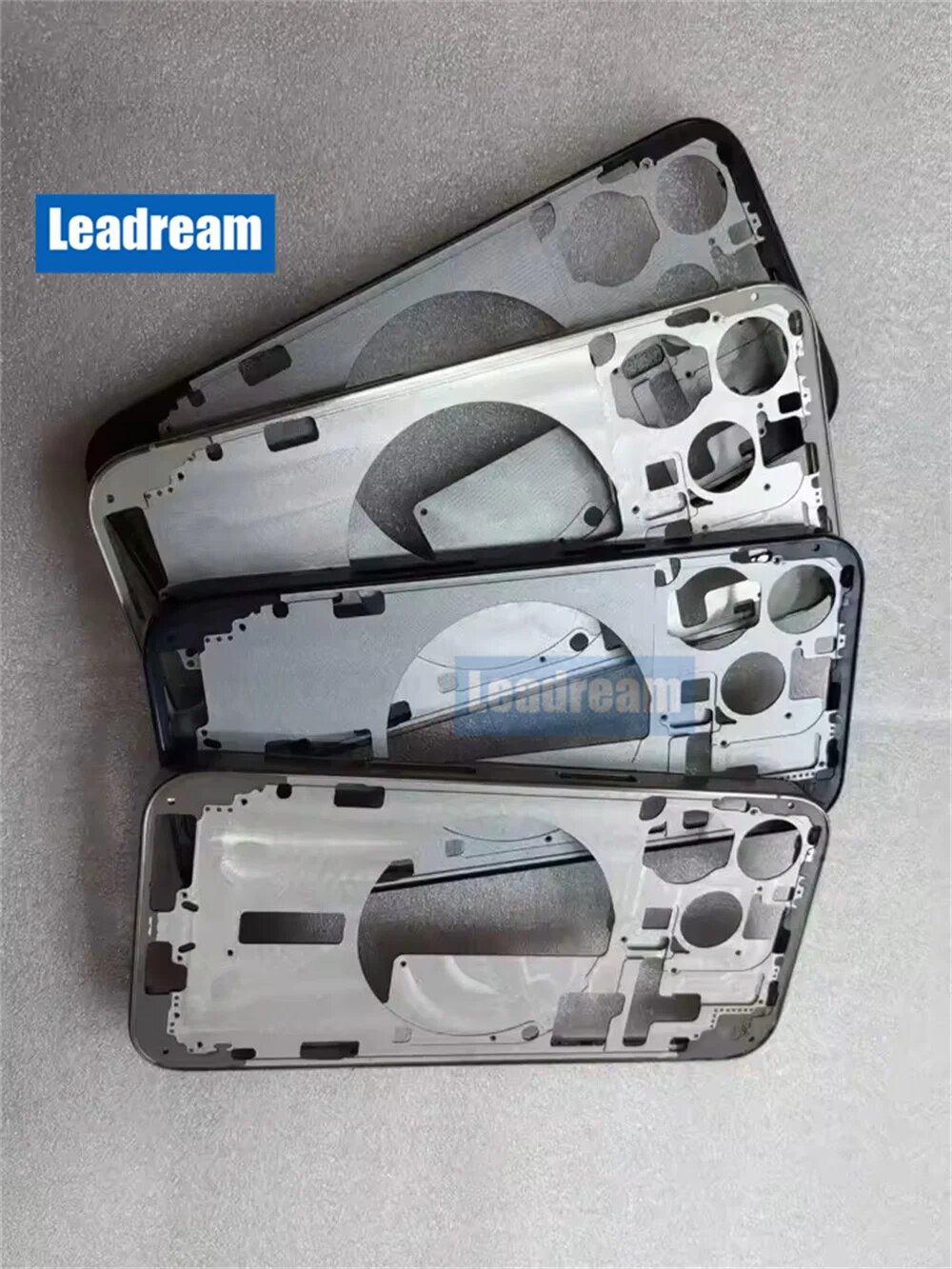 Средняя рамка корпуса, лицевая панель, крышка корпуса с лотком для SIM-карты, боковые 16 Pro black