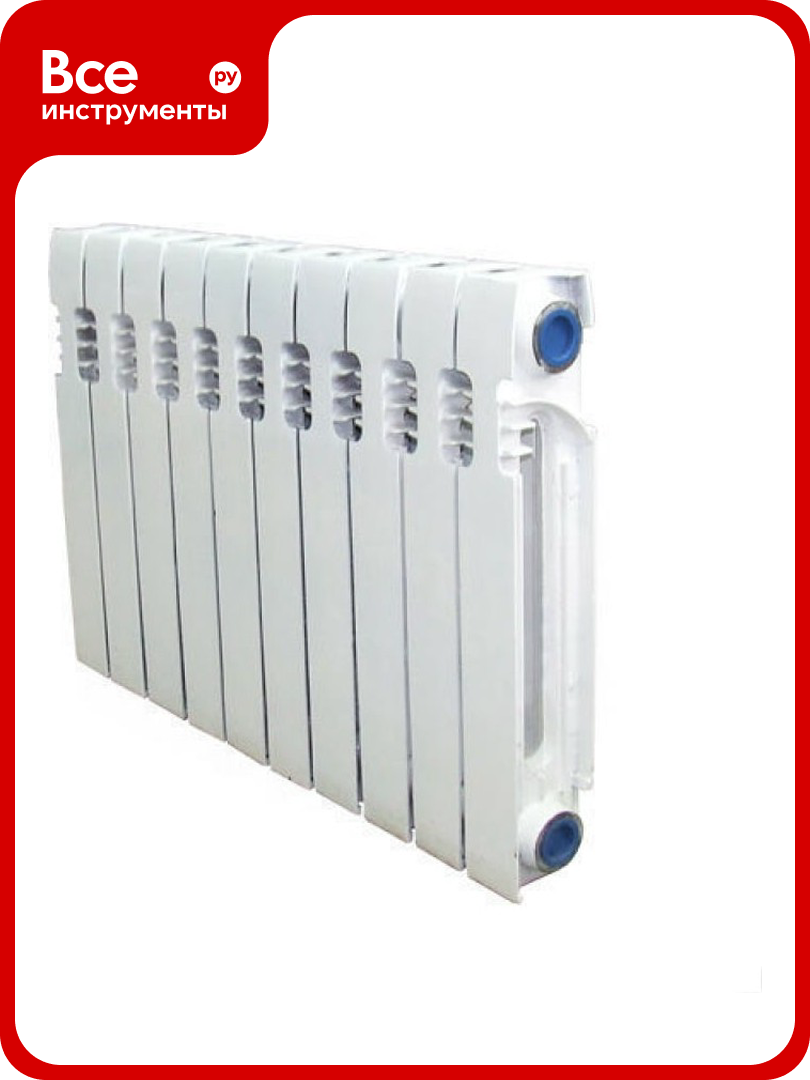 Чугунный радиатор STI Нова-300 10 секций Т0000001141, 12 см