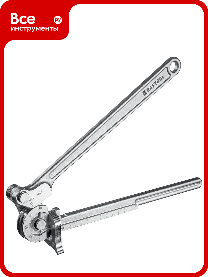 Кованый рычажный трубогиб для нержавеющей стали KRAFTOOL 23508-10, нержавеющая сталь