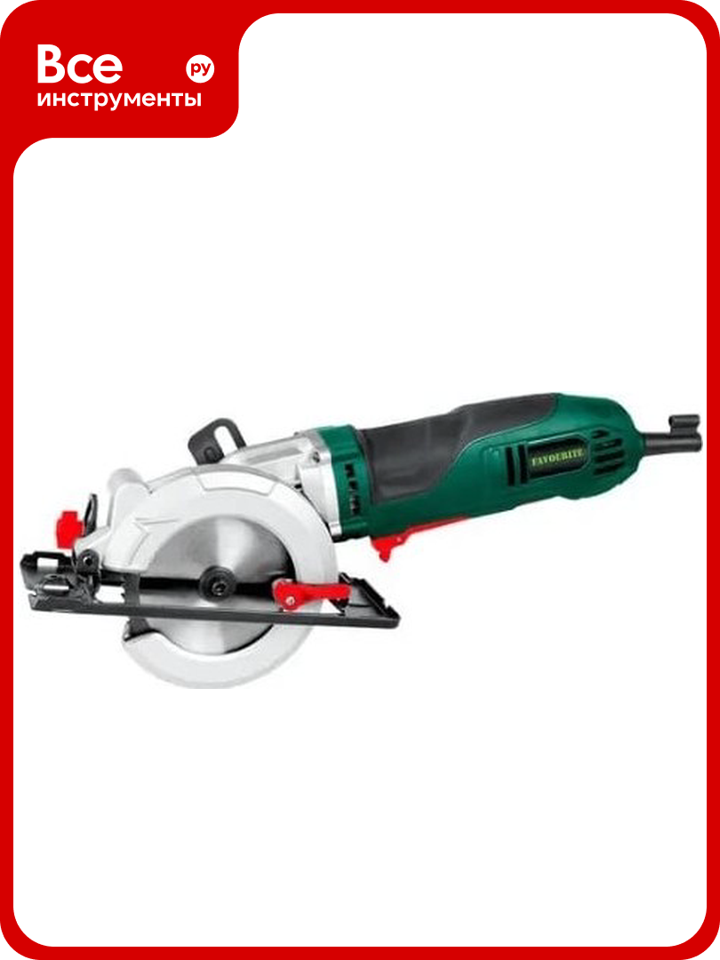 Циркулярная пила FAVOURITE FCS, ф125мм 1100 Вт, для торцевания заготовок