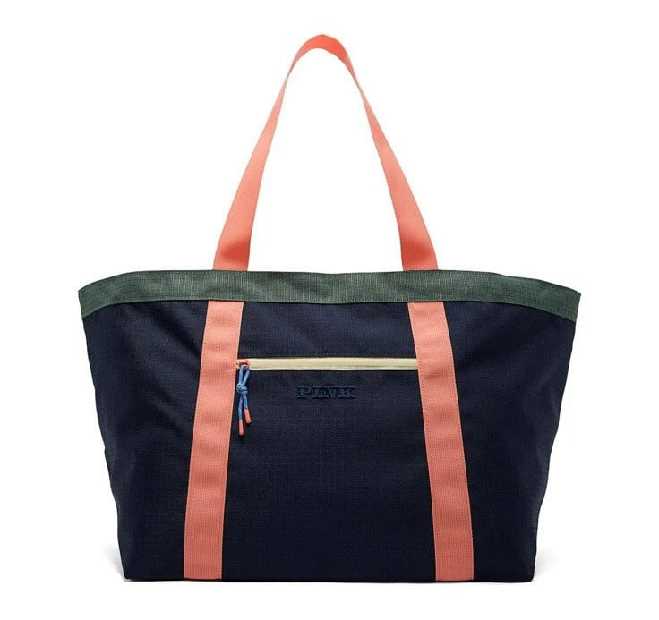 Сумка тоут PINK Victoria's Secret Blue and Pink Sporty Tote Bag