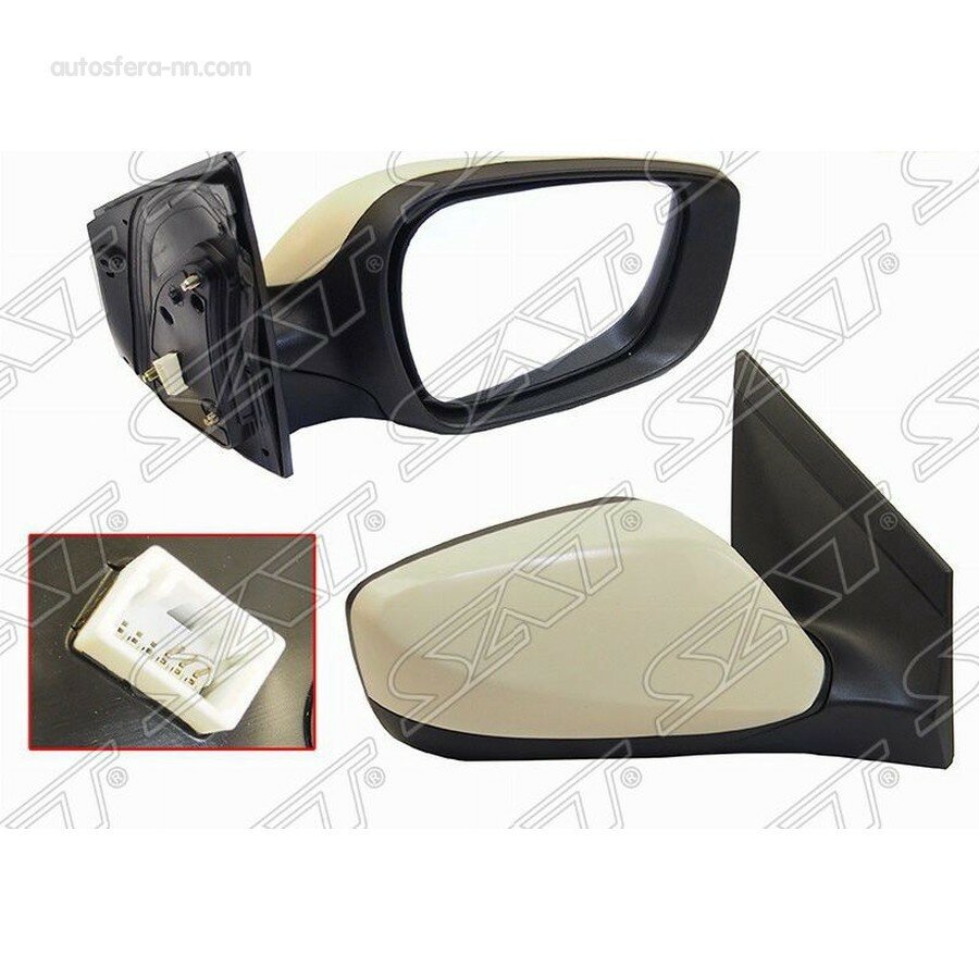 SAT STHN319401 Зеркало Hyundai i30 11-17 (Справа/ Регулировка/ 3 контакта)
