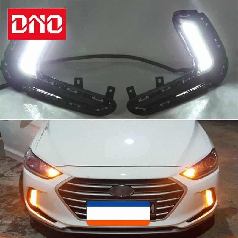 Фары автомобильные для Hyundai Elantra 2016-2018, арт. DL-HY-ELANTRA-16-18-111-AAA