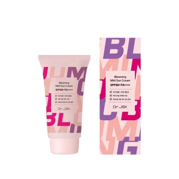 Dr. JSK Blooming Mild Sun Cream SPF 50+ деликатный солнцезащитный крем для ежедневного ухода