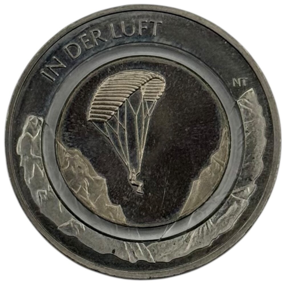 ФРГ (Германия) 10 евро 2019 г. (Воздух в движении - В воздухе) (F) (Сертификат)