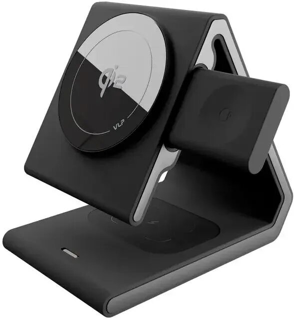 Беспроводное зарядное устройство VLP Delta Power, USB-C, USB-C, 7.5Вт, 3A, черный [1093001]