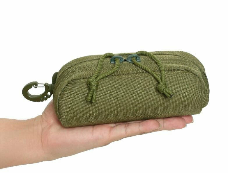 Тактический чехол Molle, для очков, водонепроницаемый, с карабином